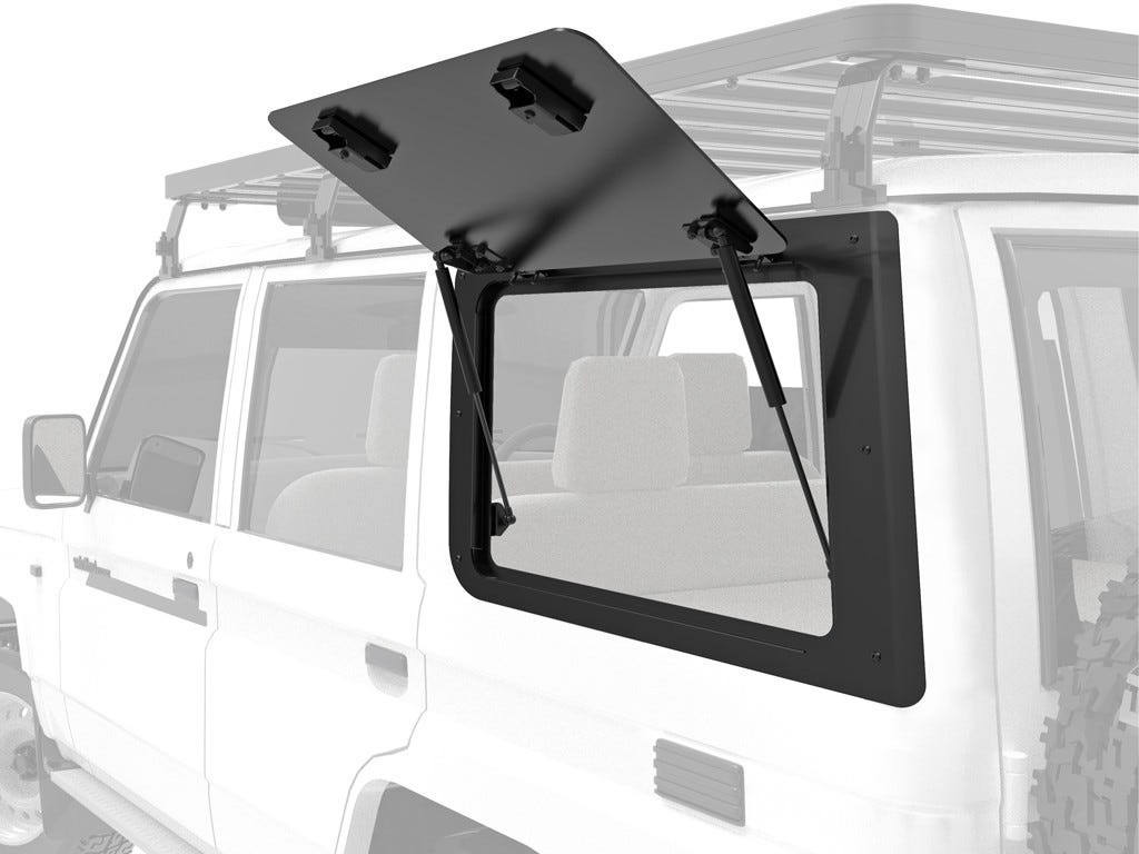 Toyota Land Cruiser 76 Gullwing Window / Left Hand Side Aluminium – PRO4x4