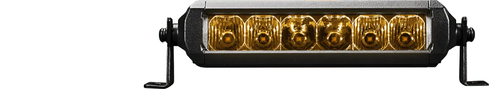LIGHTFORCE VIPER 6 INCH AMBER SINGLE ROW LED LIGHT BAR – PRO4x4