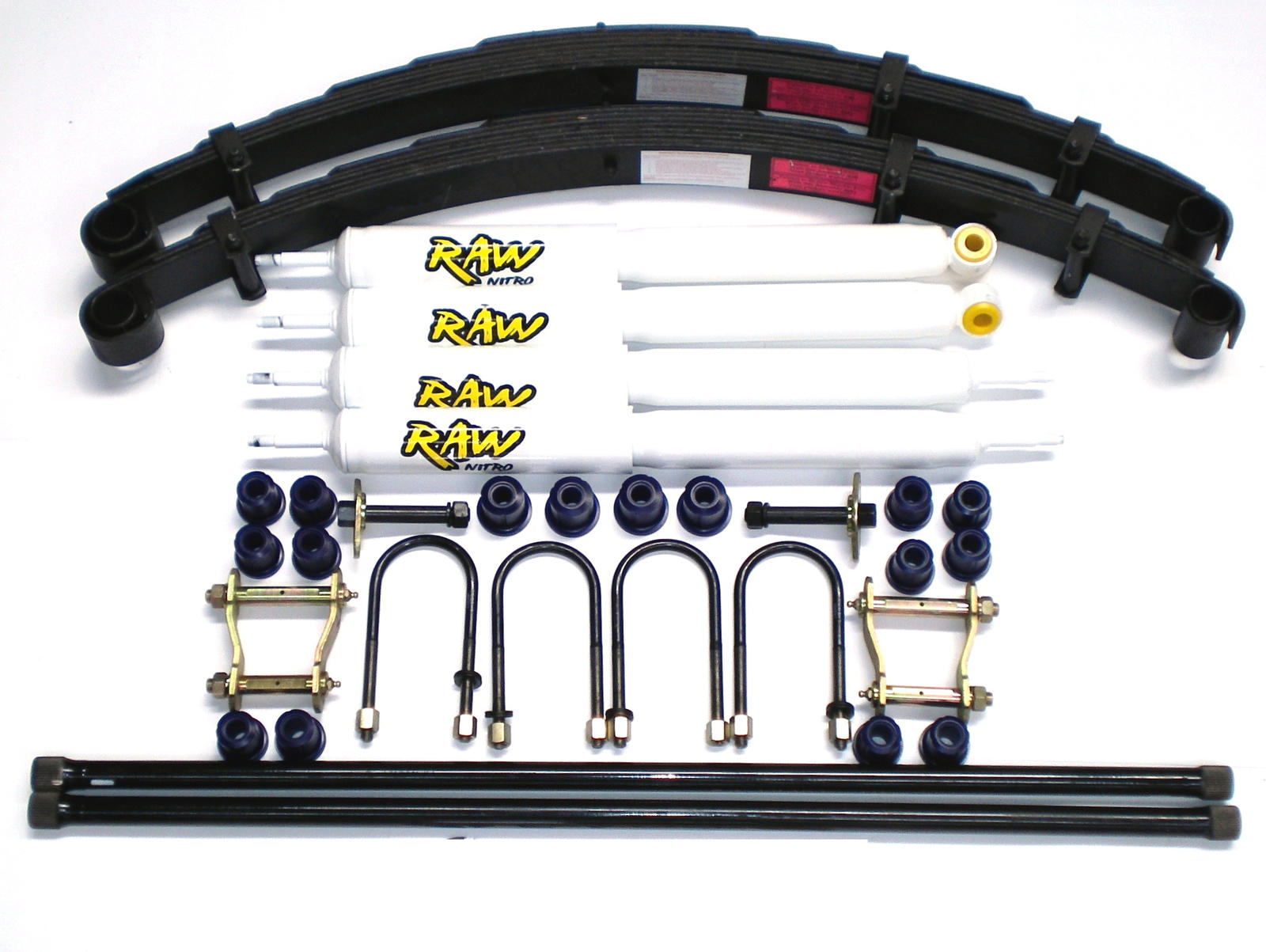 RAW4X4 NISSAN NAVARA D22 NITRO SUSPENSION LIFT KIT – pro4x4