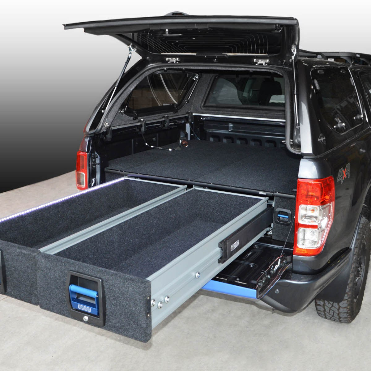 MSA4x4 Ford Ranger PX - Mazda BT50 2011+ Double Drawer System – PRO4x4